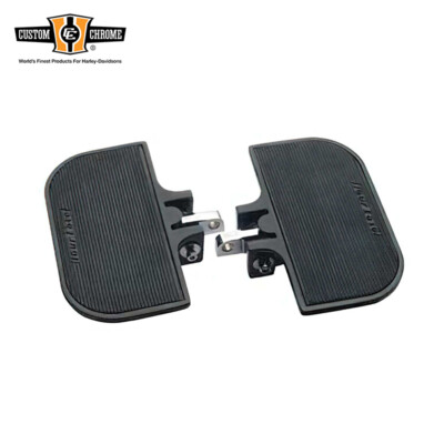 Black Floorboards Footpegs Fits For Harley Softail Clevis-Style Footpeg ...