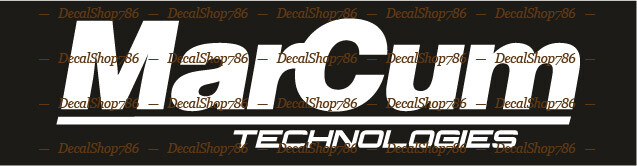 Marcum Marine Electronics - Fishing Sports - Vinyl Die-Cut Peel N ...