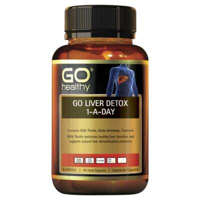 GO Healthy Liver Detox 1 A Day 60 Capsules Support Healthy Liver ...