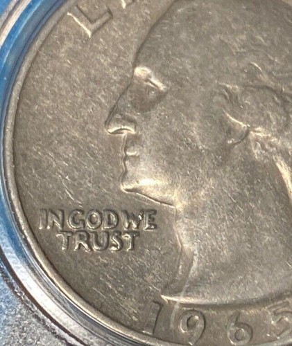 1965 George Washington Quarter Double Die Obverse - Very Rare! FS-101 ...