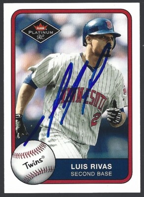2001 Fleer Platinum #395 Luis Rivas IP autograph signed card | eBay