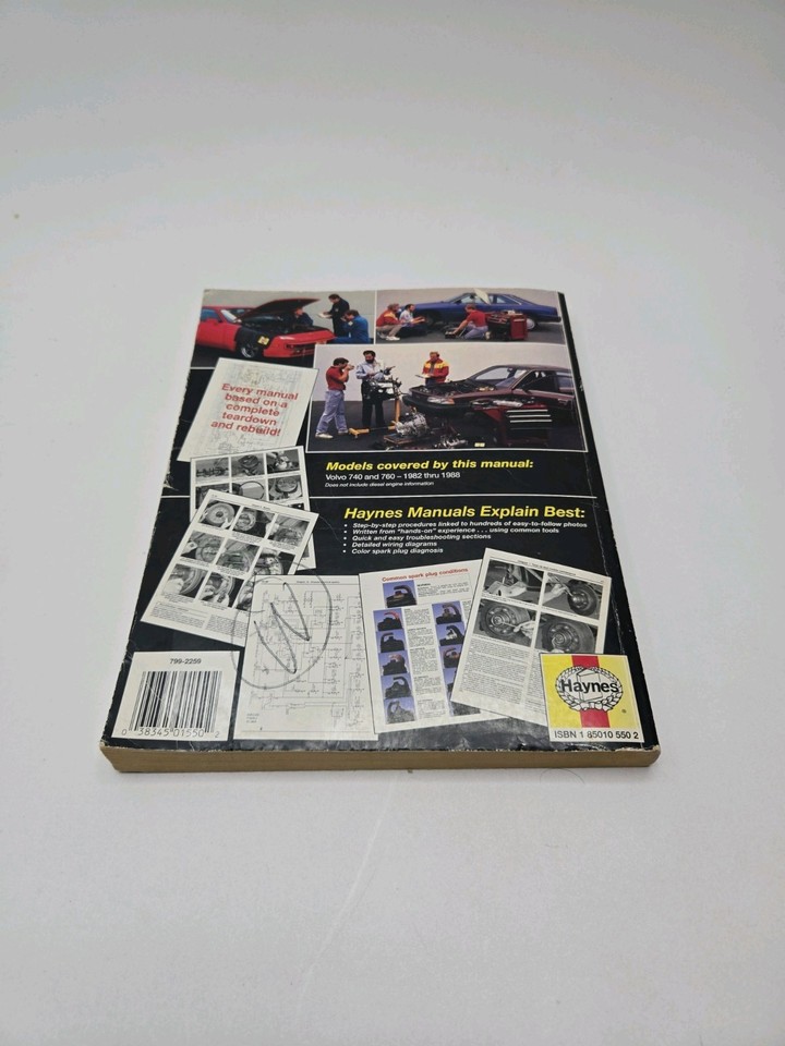 Volvo 740 & 760 Haynes Repair Manual 1550 1982-1988 | eBay