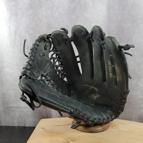 Nike Baseball Glove Pro Gold 1301 Dri Fit Black - Right Hand Thrower ...