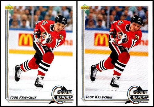 1992 Upper Deck Igor Kravchuk (2) Card Lot - EXCLUSIVE – BE AMONG THE ...