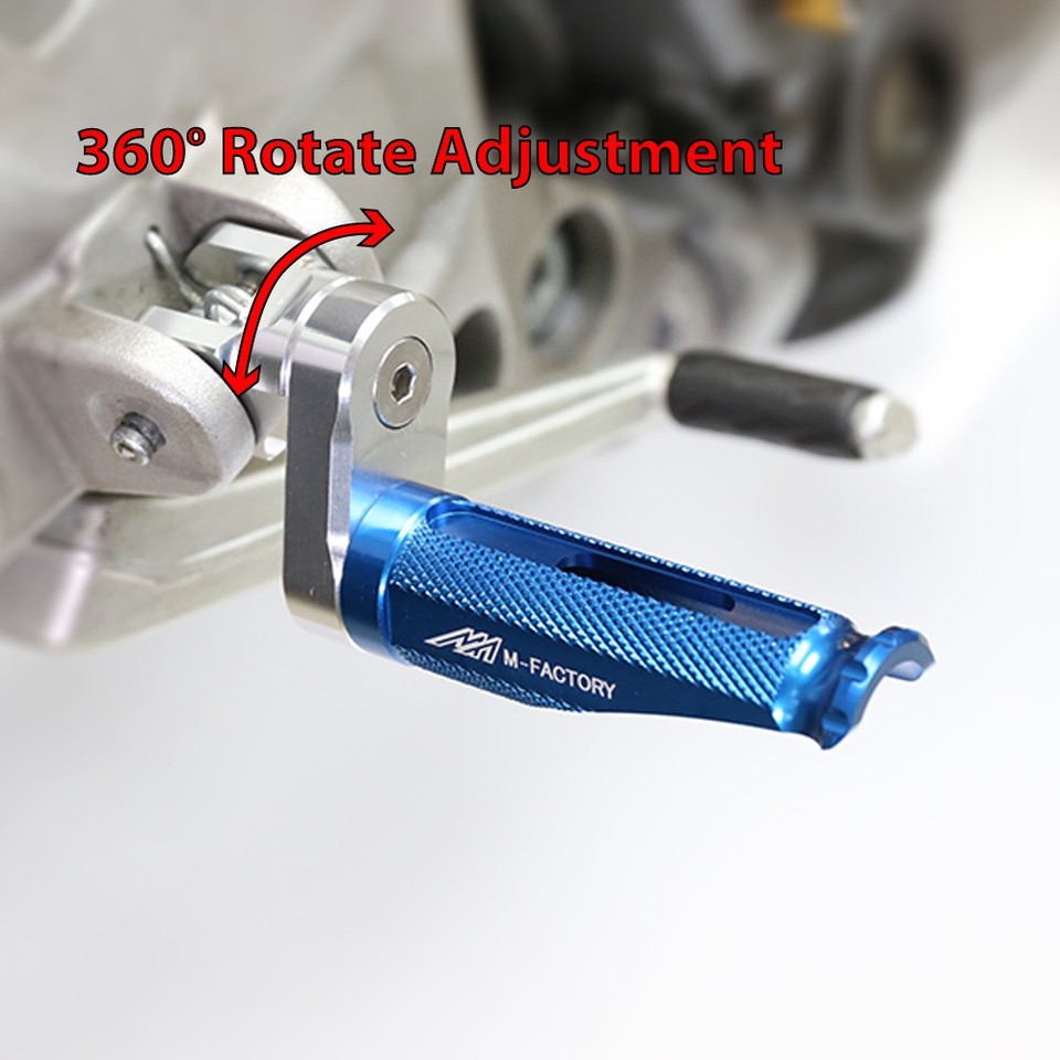 MFP 25mm Adjustable Gold Front Foot Pegs For Honda CB1100 13 14 15 16 ...