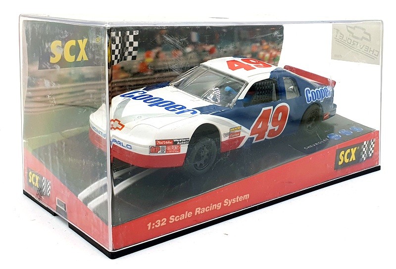 SCX 1/32 Scale Slot Car 60210 - Chevrolet Nascar "Cooper" SCX #49 | eBay