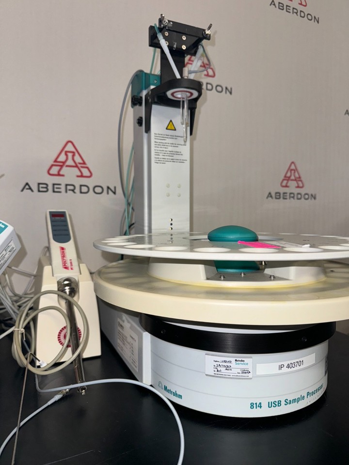 Metrohm 814 USB Sample Processor 800 Dosino 10ml 50ml Polytron PT 1300 ...