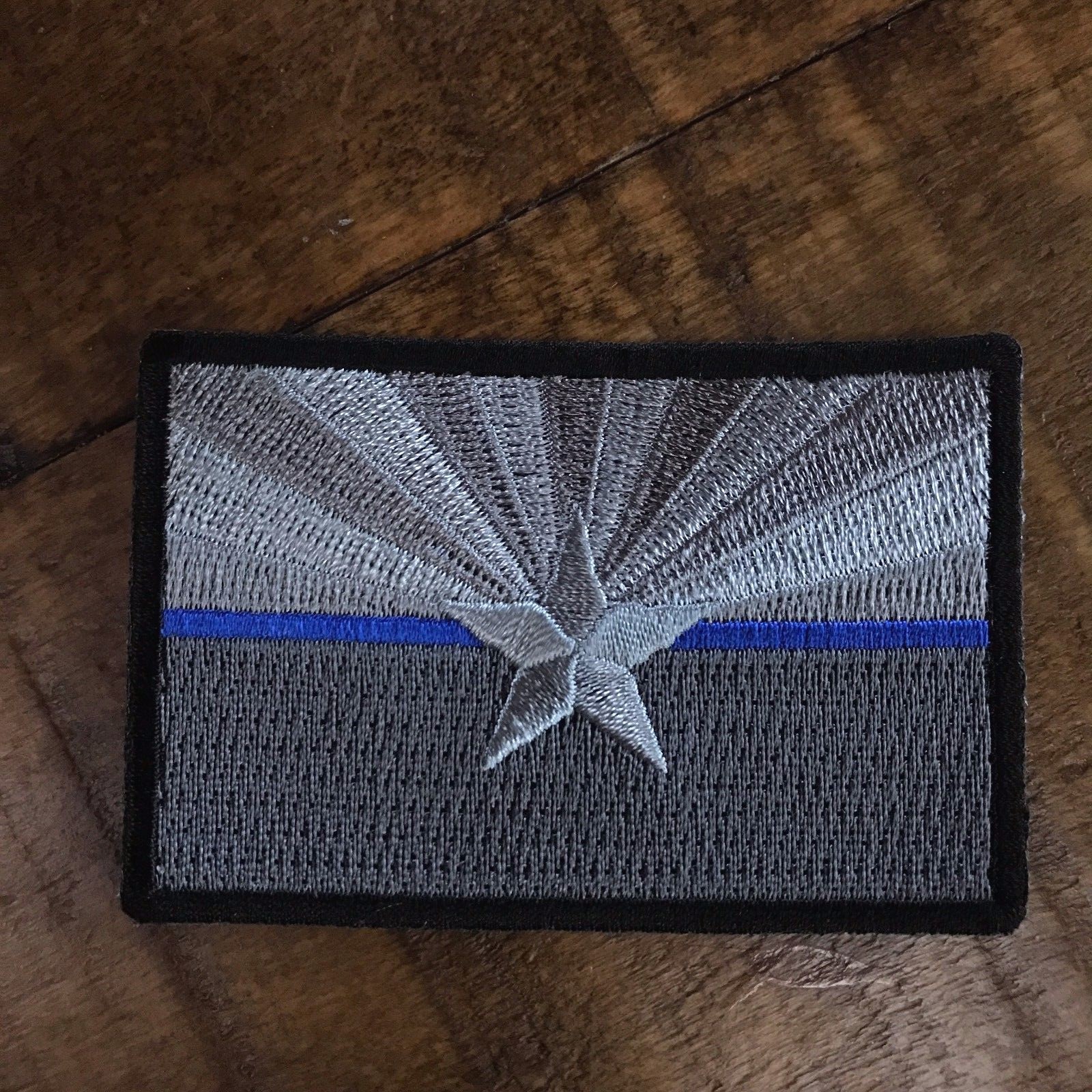 Subdued Thin Blue Line Arizona State Flag Patch | eBay