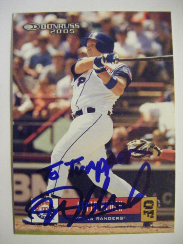 KEVIN MENCH signed RANGERS 2005 Donruss baseball card AUTO Autographed ...