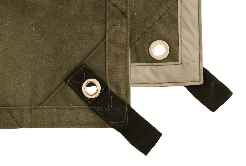 WHITEDUCK 18 Oz 100% Cotton Canvas Tarp. Waterproof All Environment ...