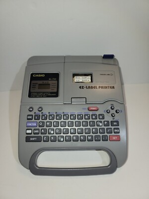 Casio KL-750 EZ-Label Printer Thermal Label Maker 2 Line Tested Working ...