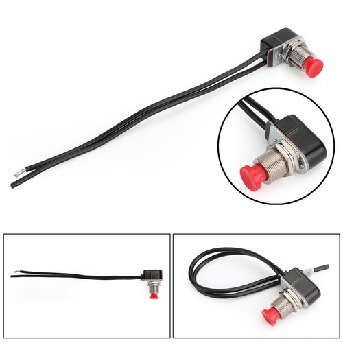 1pc Normally Closed Momentary Self-resetting Push Button Reset Switch w ...