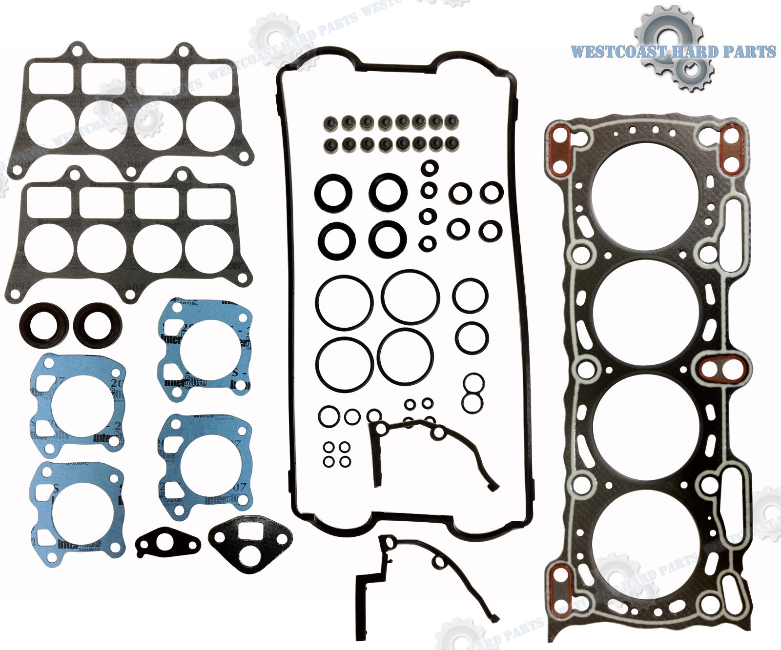 FIT 88-91 HONDA Prelude Si 2.0L B20A5 Engine Rebuild RE-RING KIT ...