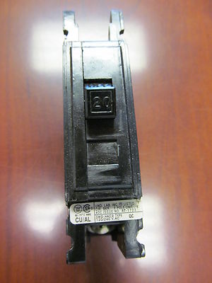 Westinghouse Quicklag C QC1020 20 Amp 1 Pole Circuit Breaker LOT OF 4 ...