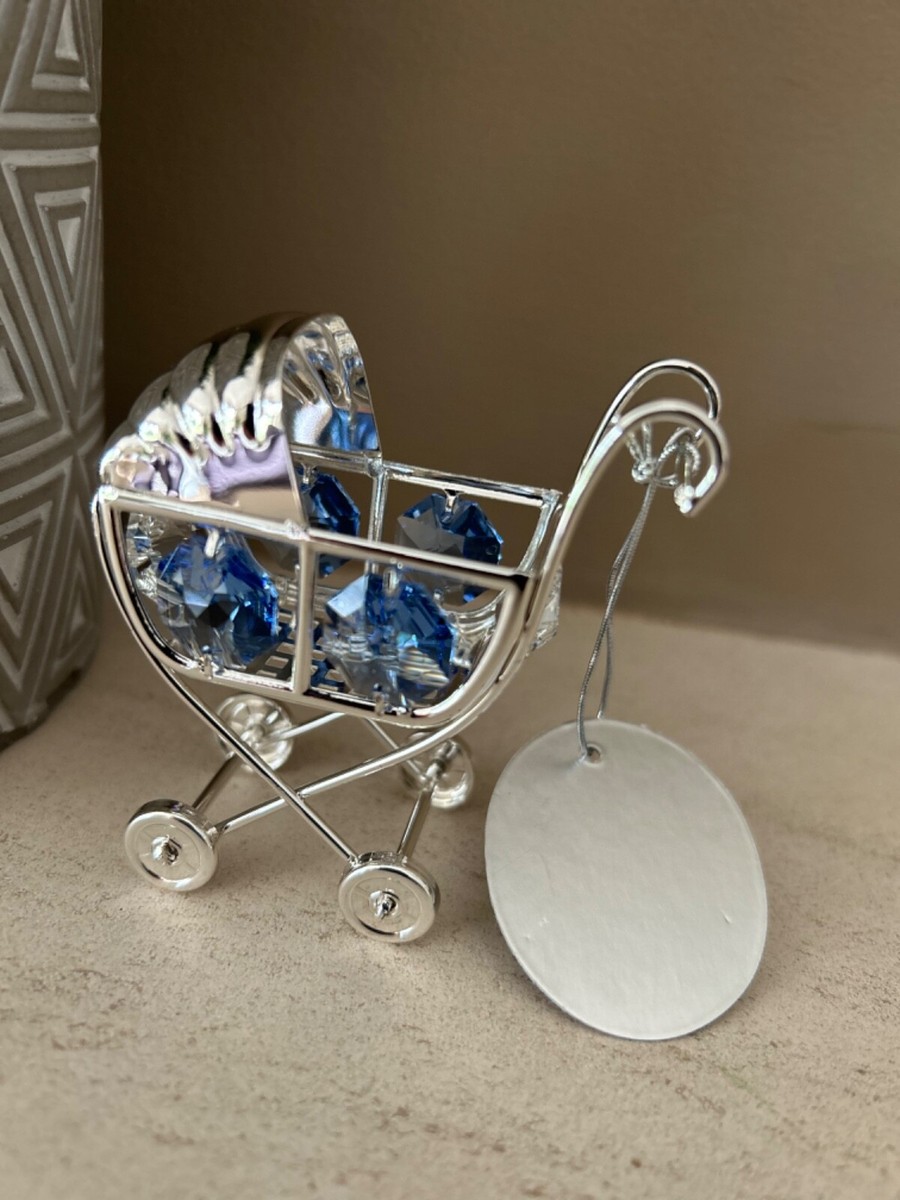 Crystal Carriage Favors Baby Baptism Souvenirs Crystal Baby Carriage