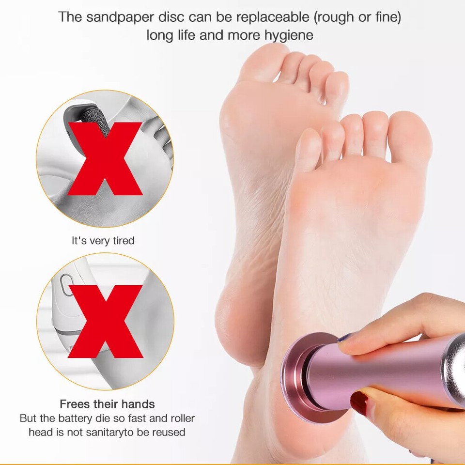 Electric callus remover foot sander pedicure tool w/speed controll for ...