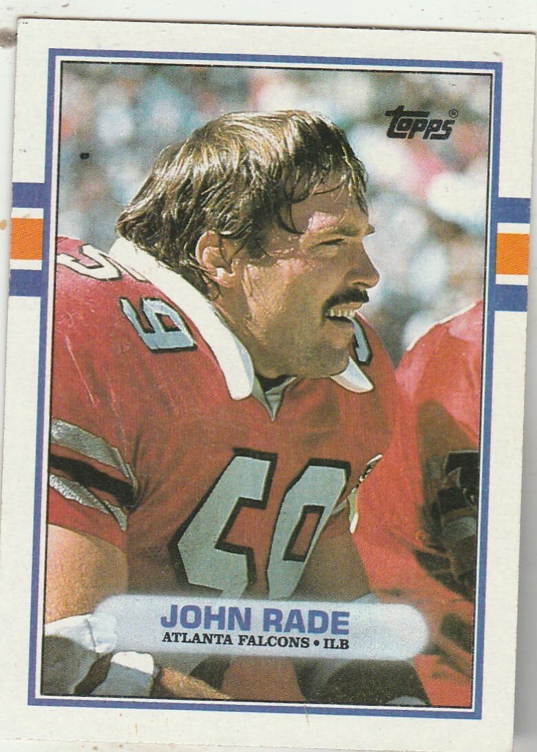 FREE SHIPPING-MINT-1989 Topps #338 John Rade Falcons PLUS BONUS CARDS ...