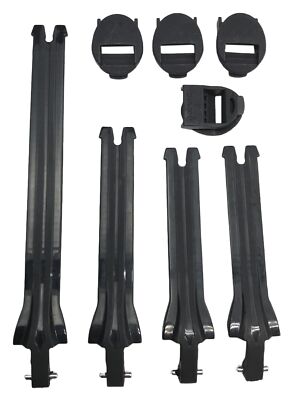 2019 O'Neal Element Boot Strap Kit Black | ATV | Synthetic Leather ...