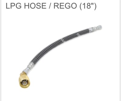 Universal Forklift LPG Hose / Rego assembly 18" Fitting & Connector | eBay