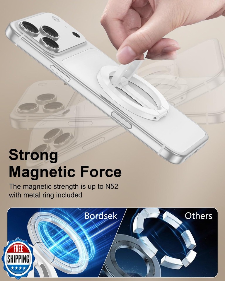 Magnetic Phone Ring Holder for iPhone 17 Pro Max/17Pro/Air/17/16 | eBay