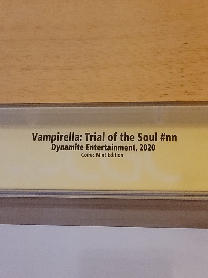 Vampirella Trial of the Soul CGC SS 9.8 Signed & Sketched by Aaron ...