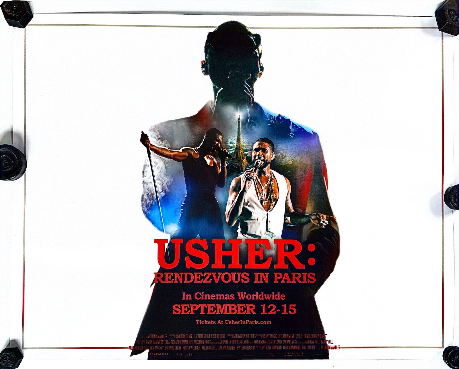 Usher Rendezvous in Paris UK Quad Movie Cinema Poster 30x40" Original ...
