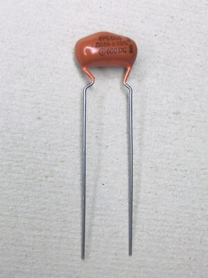 Sprague .0056 uF 600V 220P Orange Drop Capacitors 6PS-D56 c.1971 Treble ...