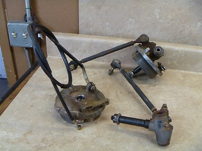 Yamaha 100 YFM MOTO-4 YFM100 CHAMP Used Front Tie Rod Brake Panel Set ...