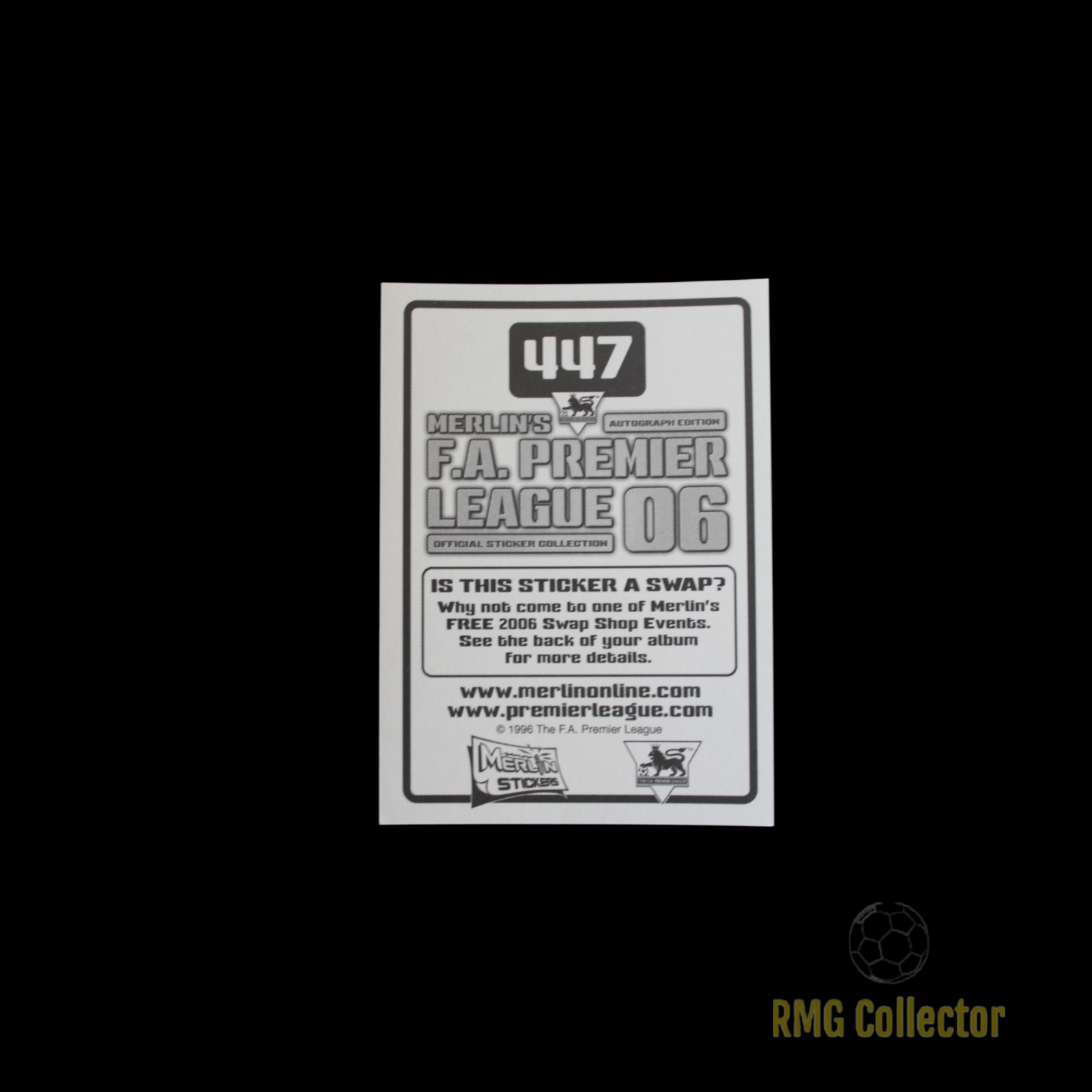 Merlin Premier League Sticker autograph 2006 Kevin Campbell WBA #447 | eBay