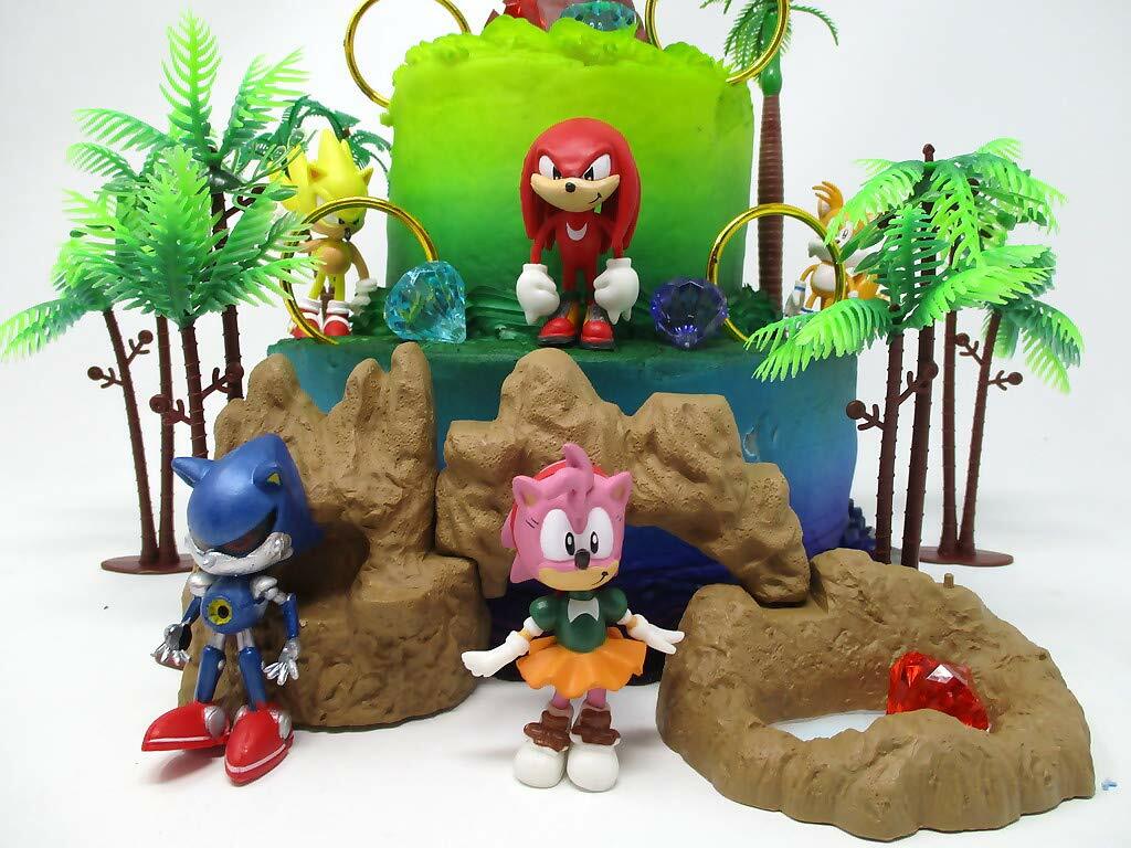Sonic the Hedgehog Deluxe Cake Topper Set Brand New | eBay