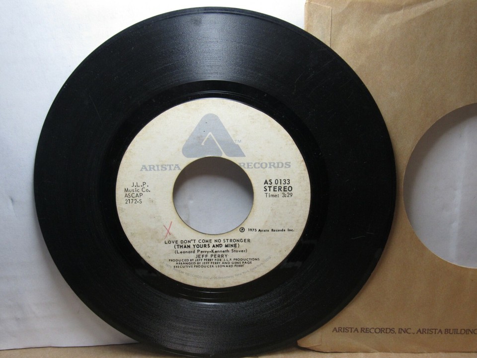Old 45 RPM Record - Arista AS 0133 - Jeff Perry - I've Got to See You ...