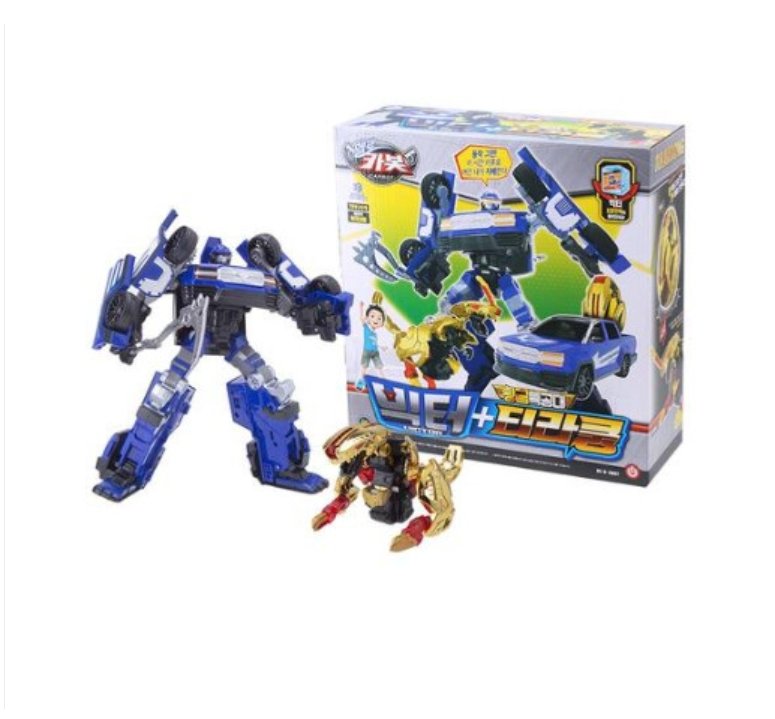 Hello Carbot VICTOR & GOLD TYRAKOONG Transformer Robot Car Figure Toy ...