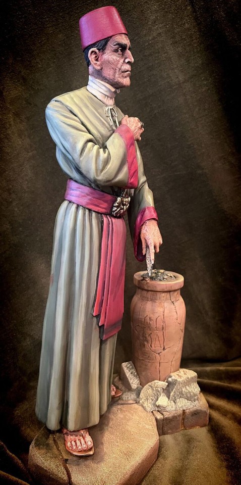 Boris Karloff as Ardeth Bey Movie The Mummy Unpainted Figure Model ...