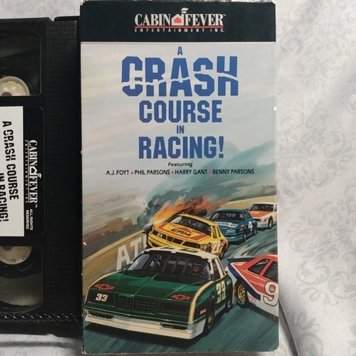 A Crash Course in Racing (VHS, 1989) AJ Foyt, Phil Parsons, Harry Gant ...