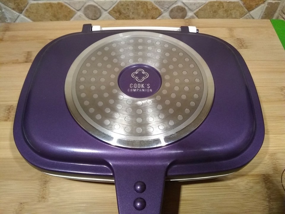 New Cook's Companion Flip Pan Low Pressure Cooking Induction Ceramic ...