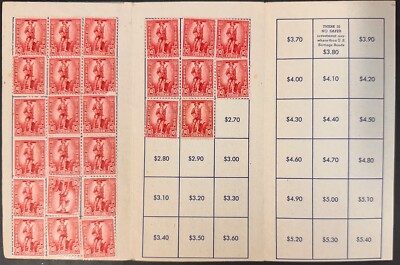 US #S1(26) in savings stamp album (SBD-551-58 GPO 1958 O-476753 ...