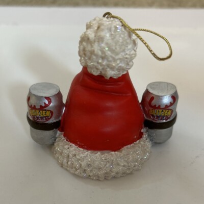 Blitzen Beer 3D Ornament Kurt Adler Santa Hat 3” resin | eBay
