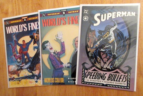 Lot of *3* SUPERMAN: SPEEDING BULLETS (DC/Elseworld) + 2 WORLD’S FINEST ...
