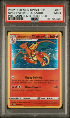 Special Delivery Charizard • SWSH 075 • Pokemon Center Exclusive • PSA ...