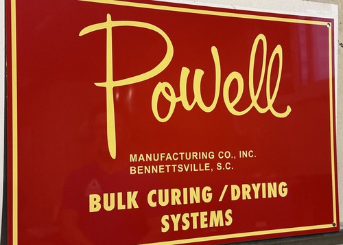 Vintage Style Powell Systems Tobacco Metal Quality Sign | eBay