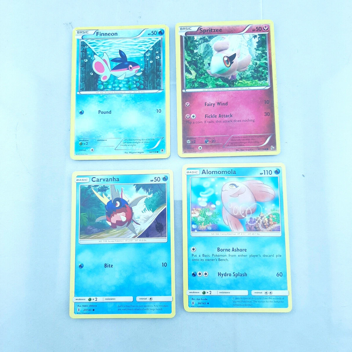 Fish Pokemon Cards