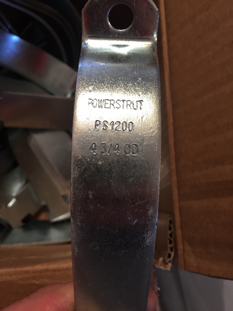 Power Strut PS 1200 4-3/4 Pipe Clamp For 4-3/4" Tubing - No Hardware ...