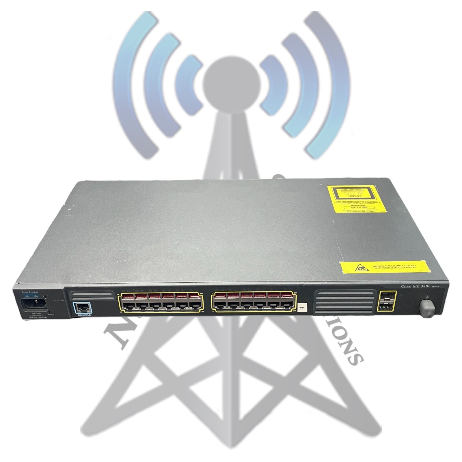 Cisco, ME-3400-24TS-A, COM2J10ARA, METRO ETHERNET SWITCH, *AF82923* | eBay