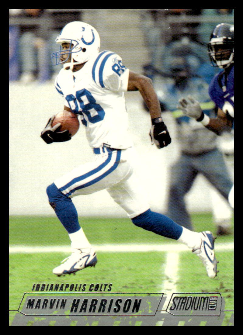 Marvin Harrison 2002 Stadium Club #3 Indianapolis Colts Football Card ...