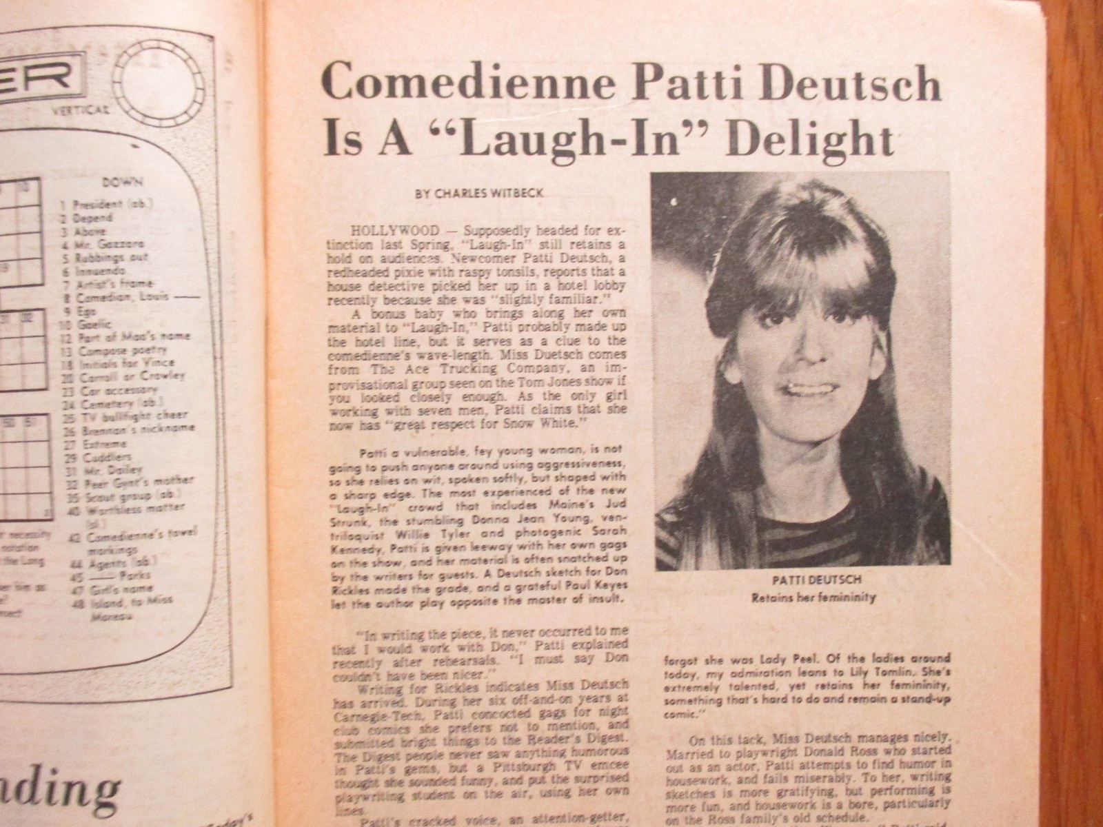 Dec.-1972 Lancaster Pa TV Maga(JO ANN PFLUG/BRITT EKLAND/PATTI DEUTSCH ...