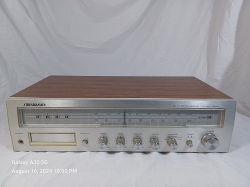 Vintage Soundesign 5345 AM/FM Stereo Receiver 8-Track Tape Player ...