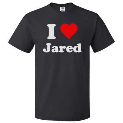 I Love Jared T shirt I Heart Jared Tee | eBay