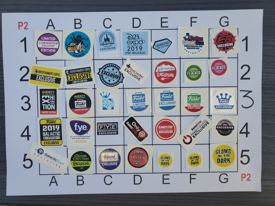 Funko Pop replacement stickers | eBay