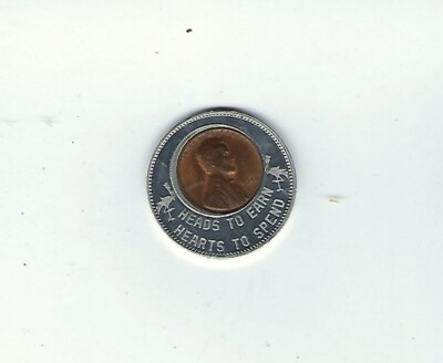 Vintage Aluminum Stork Club NYC Token With 1945 Lincoln Nice Penny | eBay