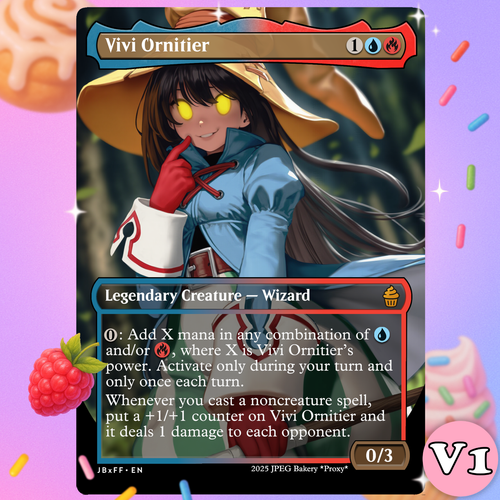 Vivi Ornitier | MTG x Final Fantasy Alt Art Card | eBay